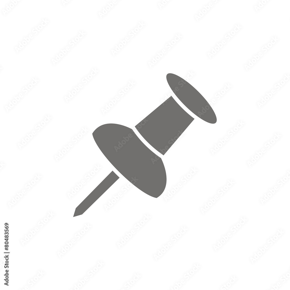 Icono chincheta FB Stock Vector | Adobe Stock