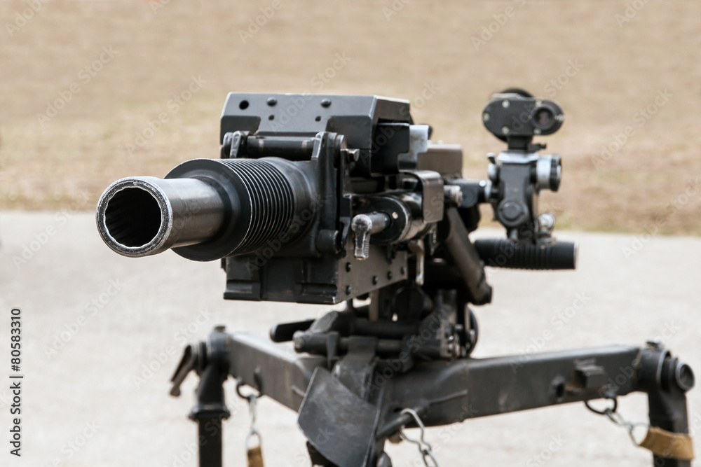 automatic grenade launcher Stock Photo | Adobe Stock