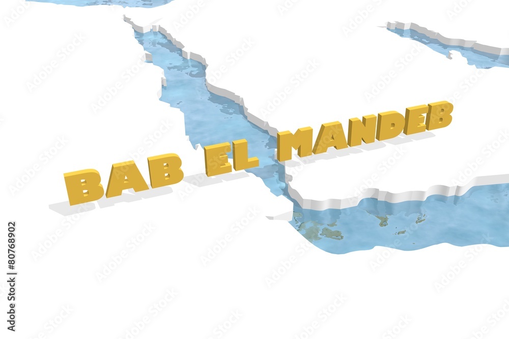 bab el mandeb strait in red sea map Stock Illustration | Adobe Stock