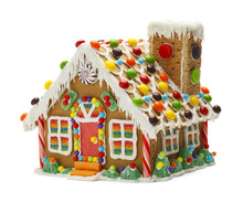 Peppermint Gingerbread House Free Stock Photo - Public Domain Pictures