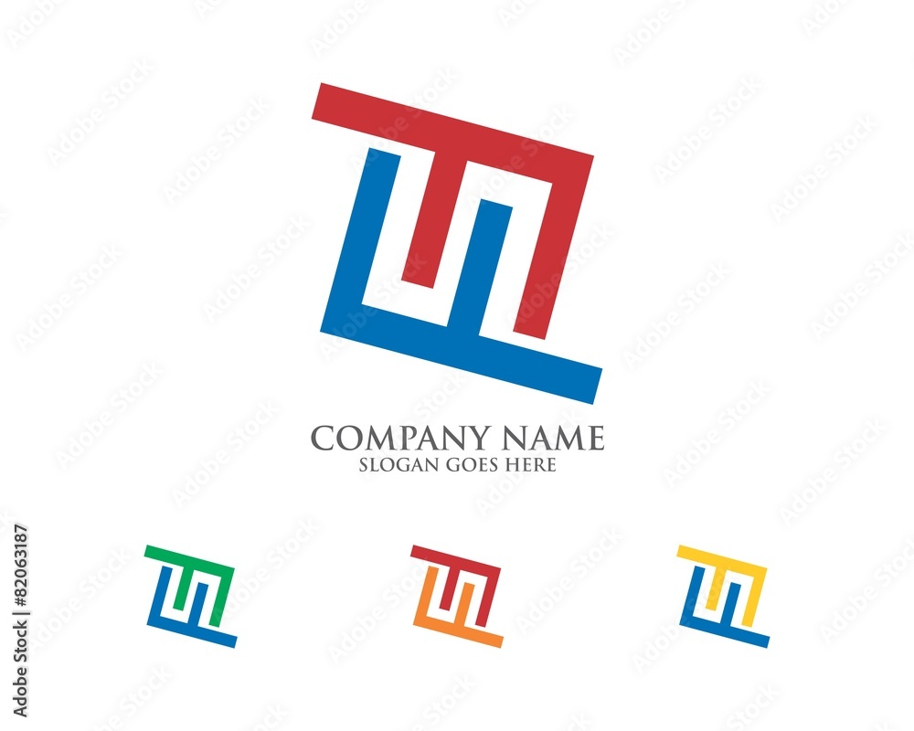 Double F Letter Logo Stock Vector | Adobe Stock