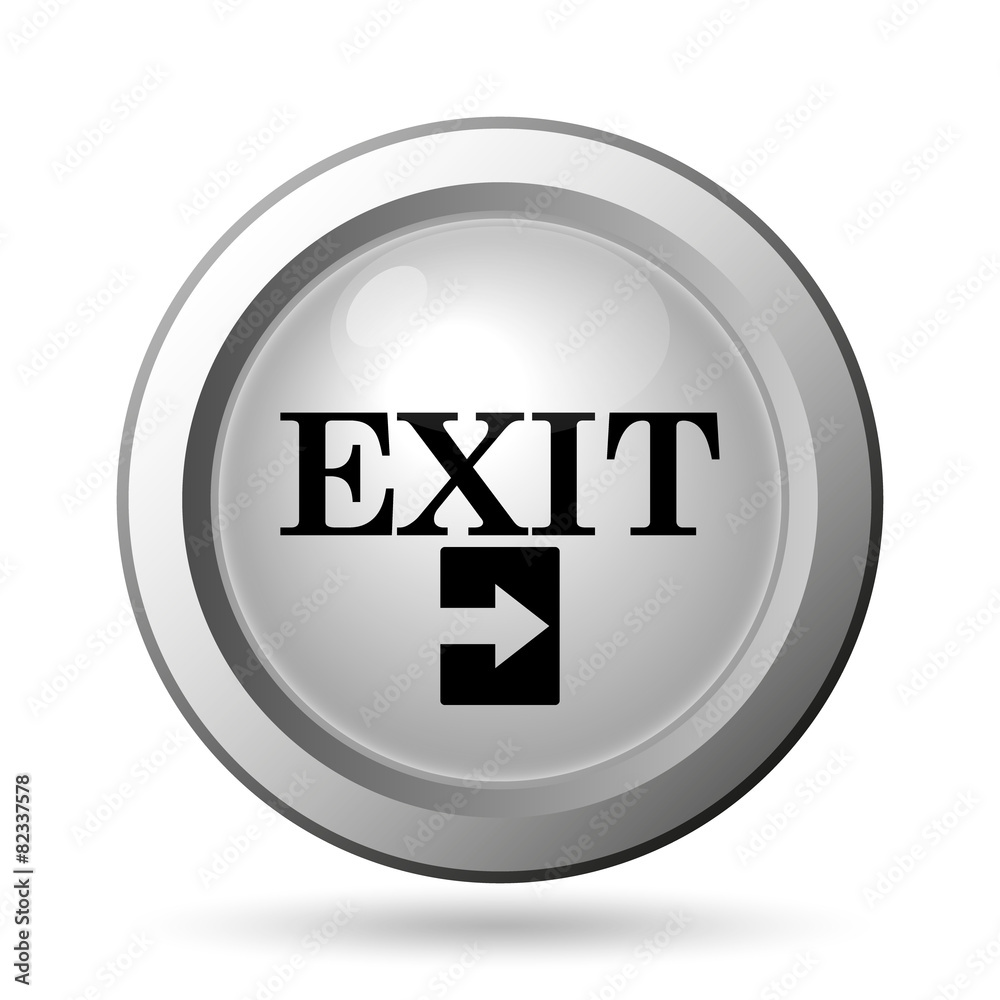Exit icon Stock Illustration | Adobe Stock