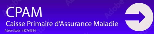 Cpam Caisse Primaire Dassurance Maladie Vecteur Stock Adobe Stock