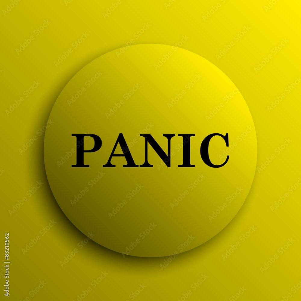 Panic icon Stock Illustration | Adobe Stock