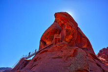 Red Rock Erosion Steps Free Stock Photo - Public Domain Pictures