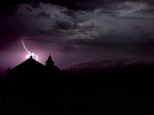 Church And Storm Free Stock Photo - Public Domain Pictures