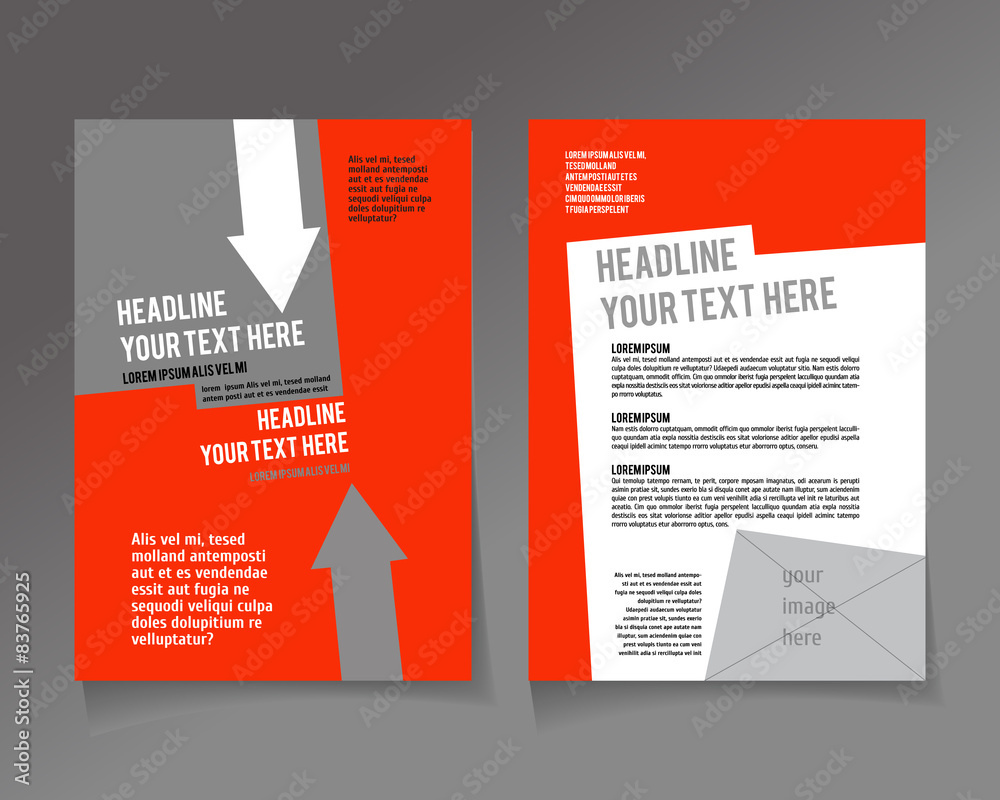 Editable A4 poster for design Stock Vector | Adobe Stock