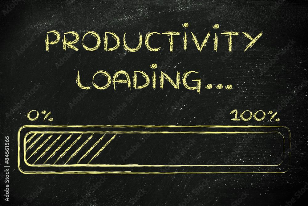 funny progress bar with productivity loading Stock Illustration | Adobe ...