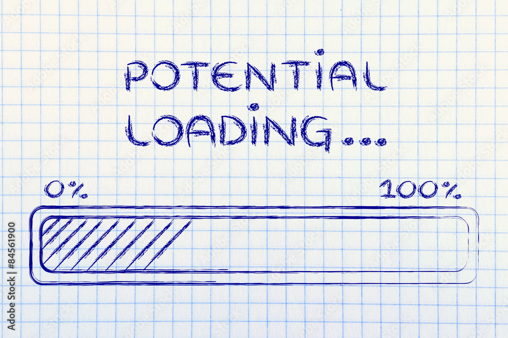 funny progress bar with potential loading Stock Illustration | Adobe Stock