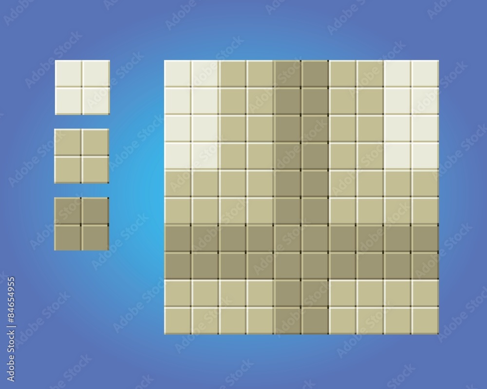 Floor game tiles - pixel art style isolated vector illustration Stock ...
