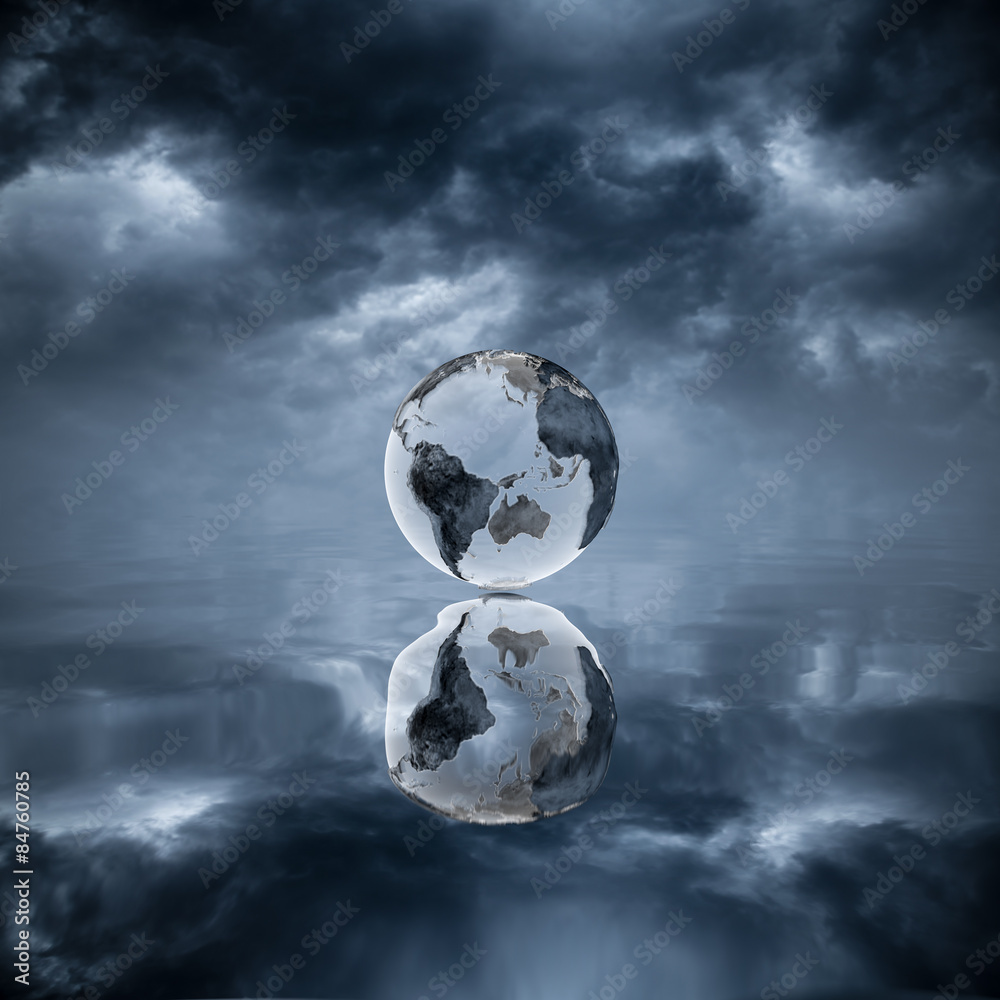 The world is crying. Stock Illustration | Adobe Stock