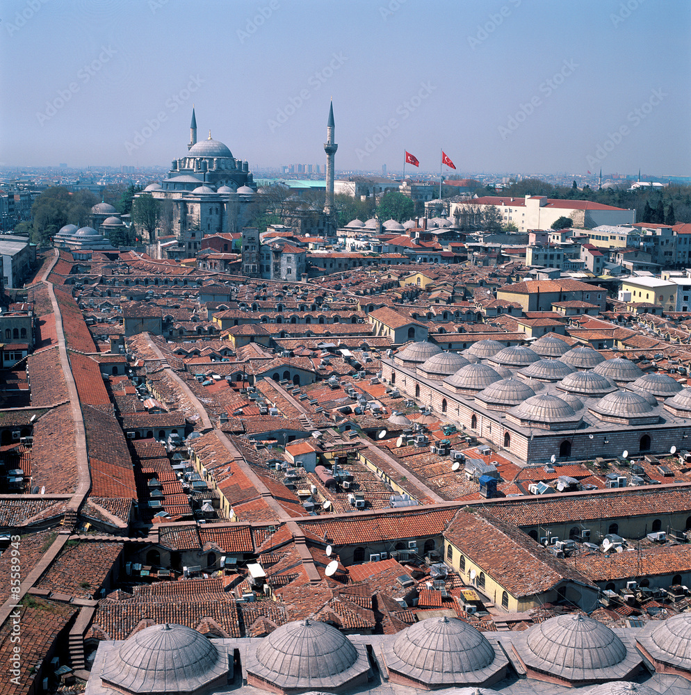 Roof tops of Grand Bazaar, Istanbul Stock Photo | Adobe Stock