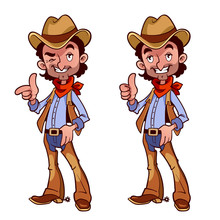 Cartoon Cowboy Free Stock Photo - Public Domain Pictures