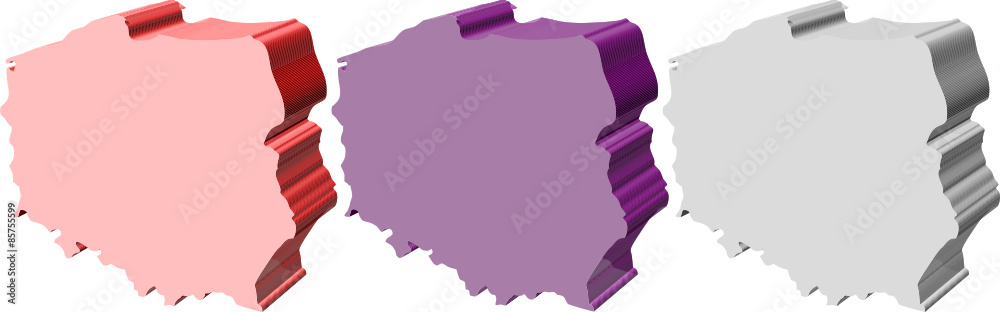 Mapa POLSKI Stock Vector | Adobe Stock