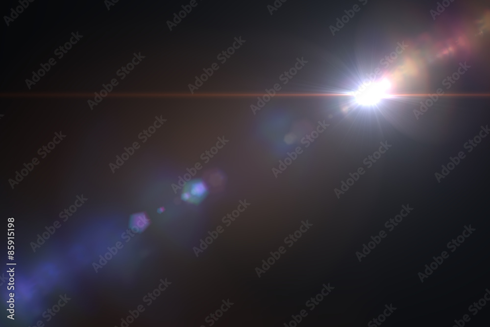 Lens flare effect Stock Illustration | Adobe Stock