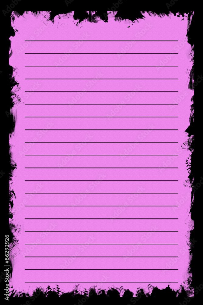 Pink Note Paper Background
