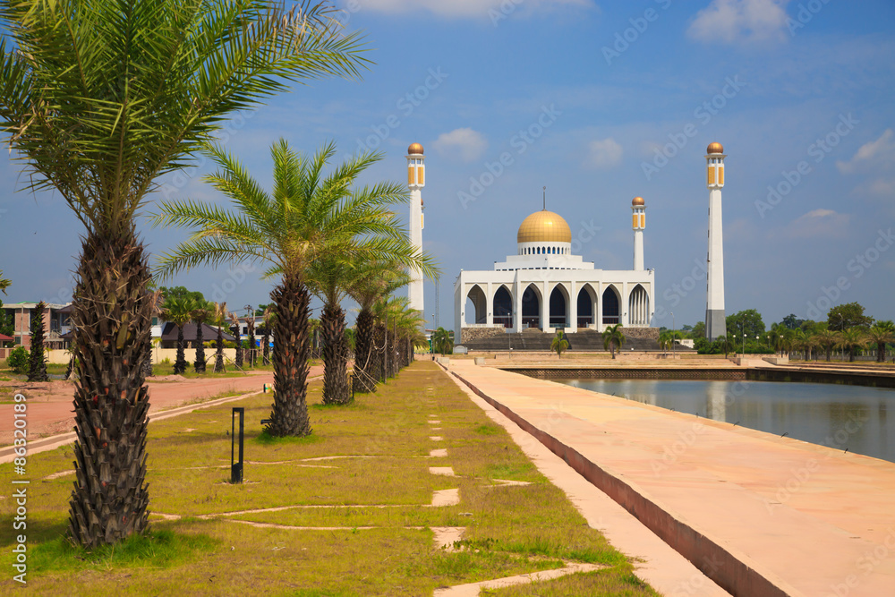Mosque in southern of Thailand, Central mosque for prayed and most of ...