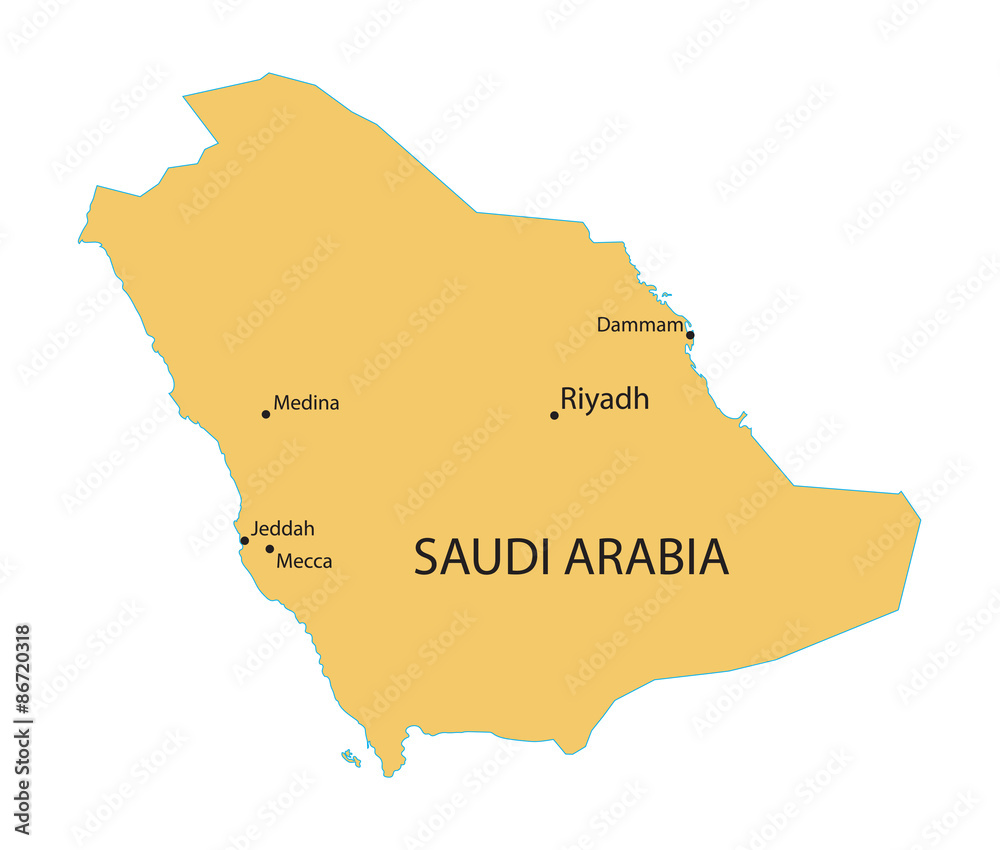Major Cities In Saudi Arabia Map - Infoupdate.org