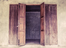 Rustic Open Door Free Stock Photo - Public Domain Pictures