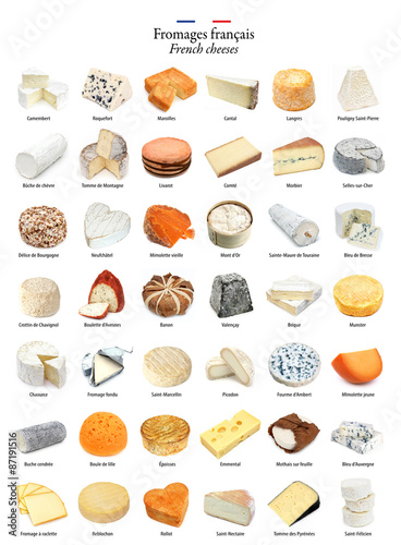 Photo Stock Fromages français / French cheeses | Adobe Stock