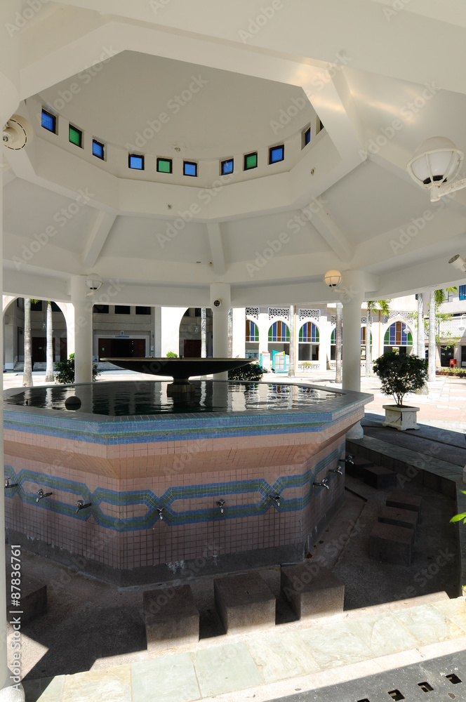 Ablution of Sultan Haji Ahmad Shah Mosque a.k.a UIA Mosque in Gombak ...
