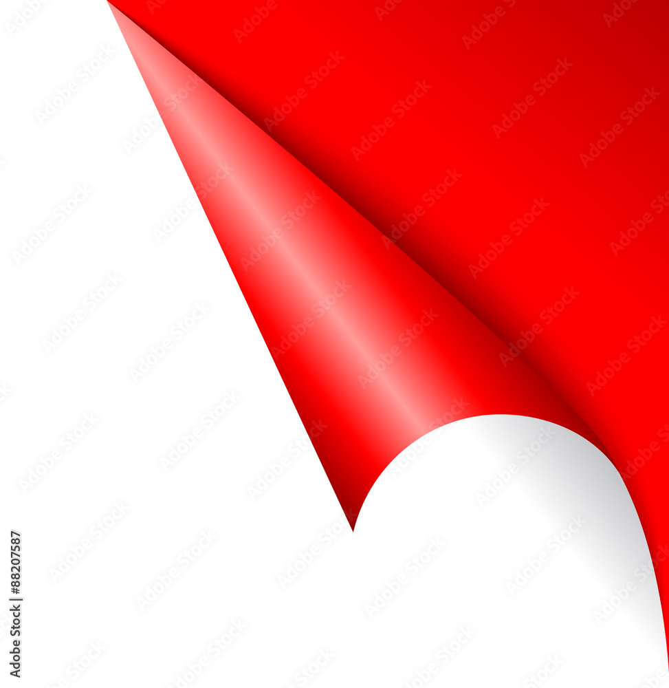 Stock-Vektorgrafik „Folded page corner“ | Adobe Stock