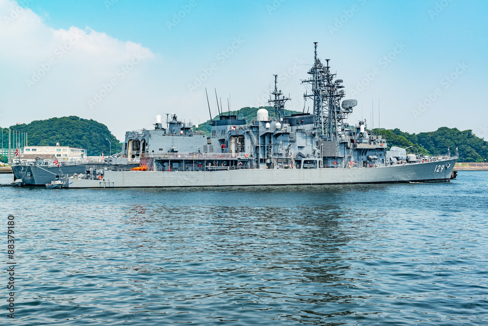 JDS Yamayuki in JMSDF Yokosuka Naval Base, Japan. Stock Photo | Adobe Stock