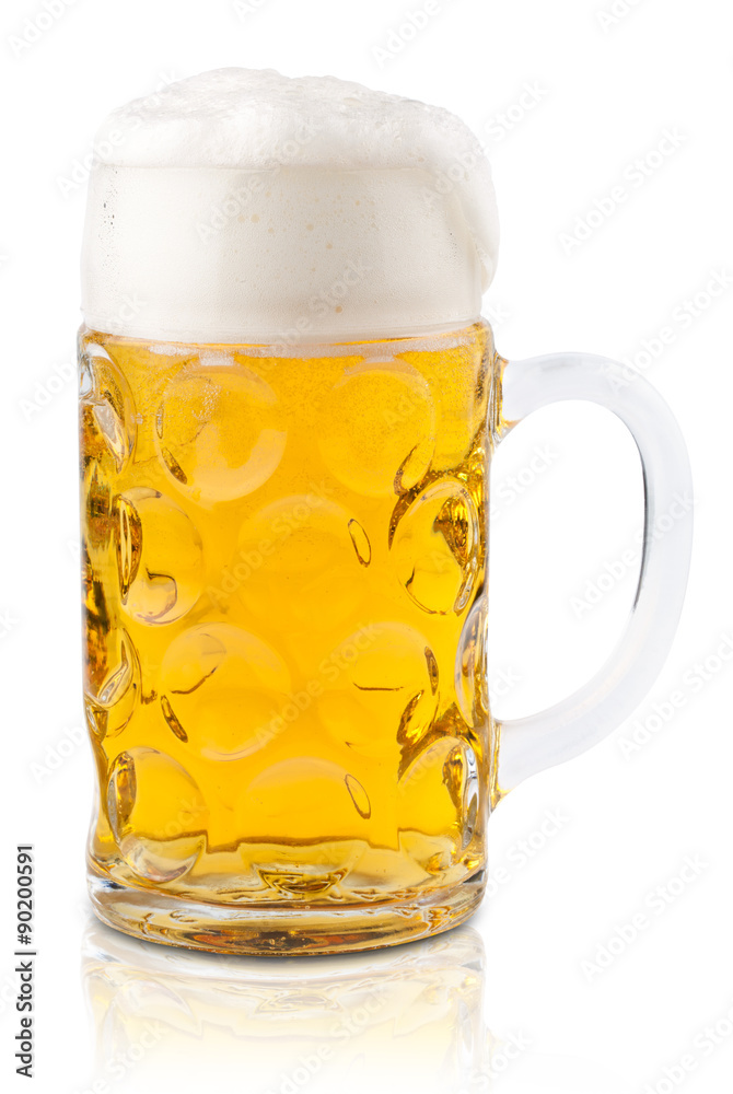 Stock-Foto „Oktoberfest München Bierglas Maß trinken isoliert“ | Adobe ...