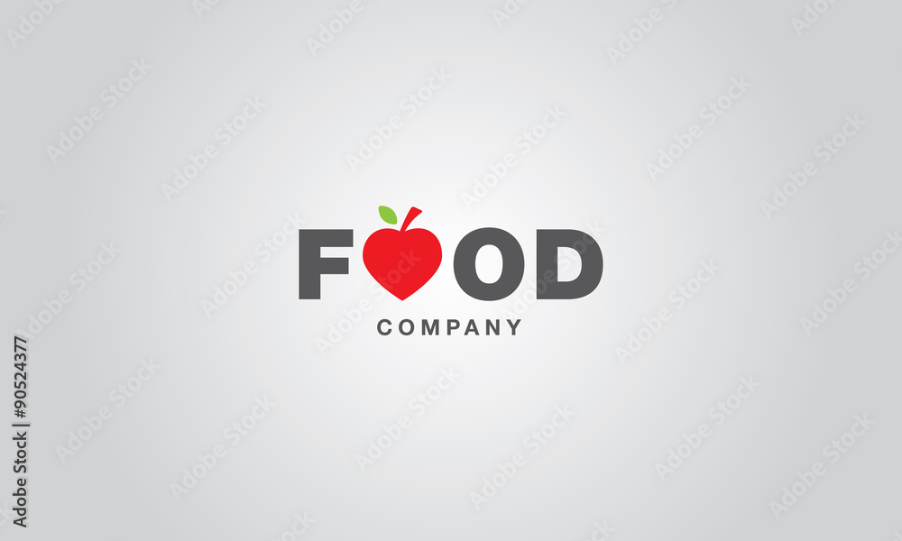 Logo concept "Food Company" Stock Vector | Adobe Stock