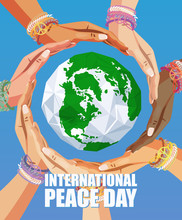 Peace On Earth Vintage Poster Free Stock Photo - Public Domain Pictures