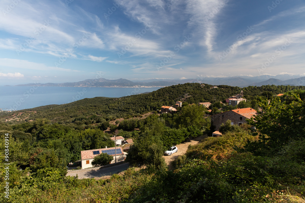 Village de Coti Chiavari en Corse du Sud Stock Photo | Adobe Stock