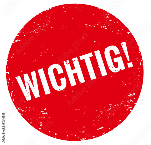 Stempel Grunge wichtig rot Stock-Vektorgrafik | Adobe Stock