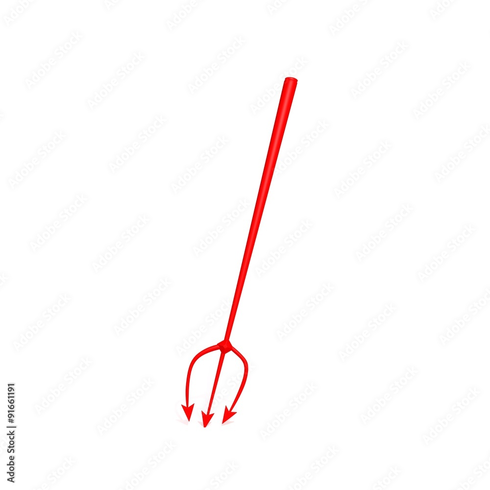Devil trident Stock Illustration | Adobe Stock