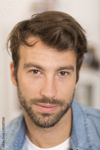 Portrait of handsome 30-year-old man Stock Photo | Adobe Stock Portrait of handsome 30-year-old man Stock Photo | Adobe Stock