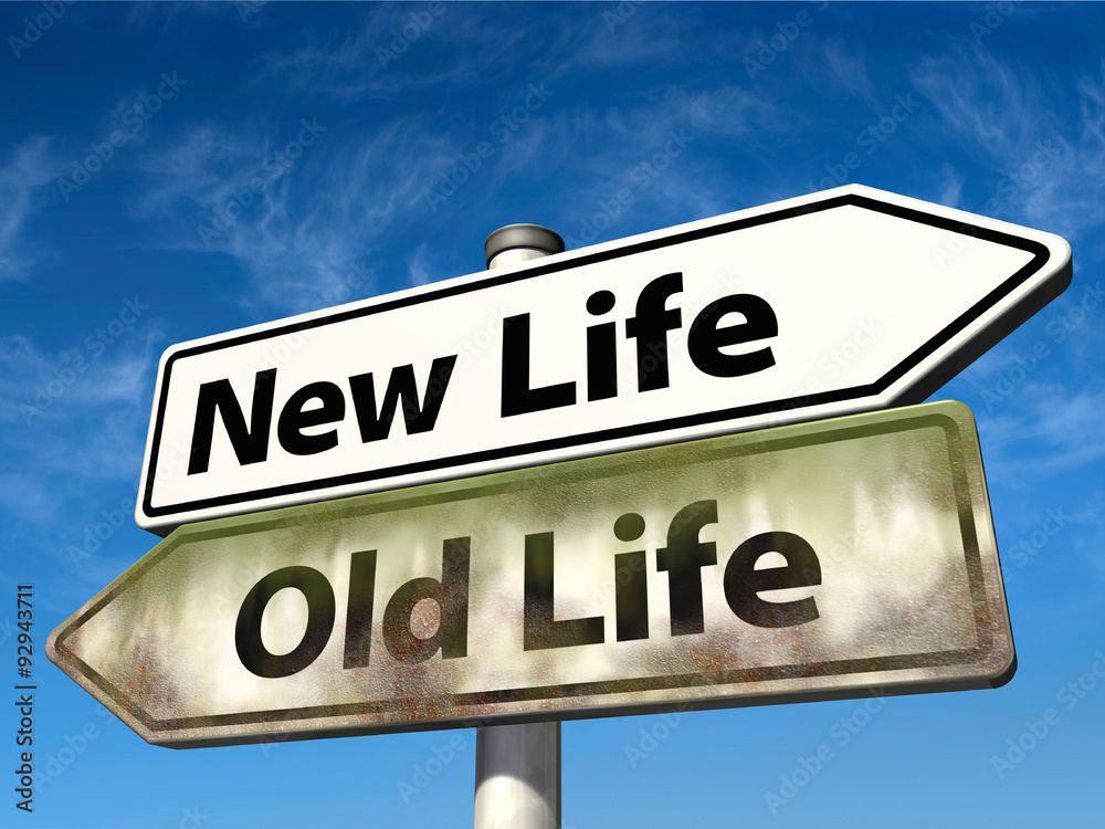 New Life or Old Life 素材庫插圖 | Adobe Stock