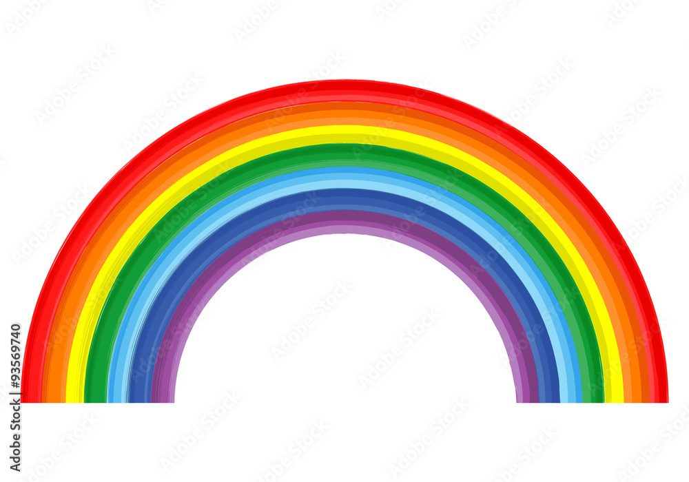 Abstract Rainbow White Backgrounds
