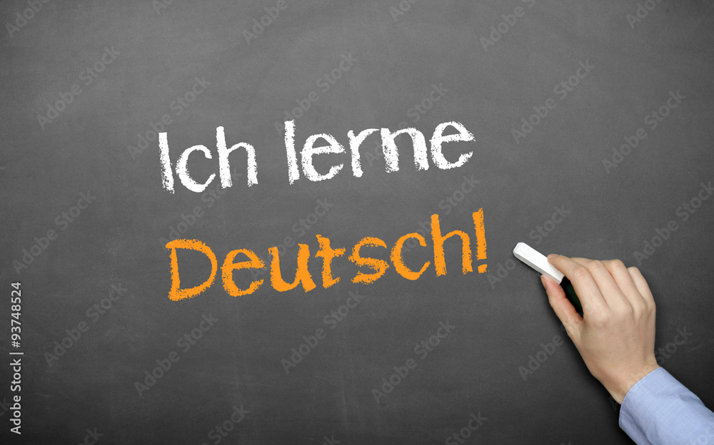 Stock-Foto „Ich lerne Deutsch!“ | Adobe Stock