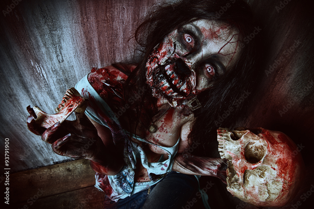 bloody zombie Stock Photo | Adobe Stock