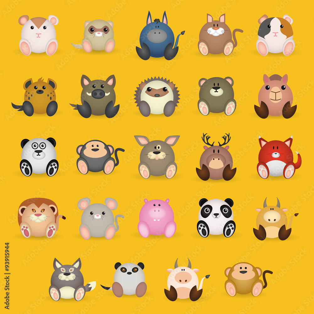 Animals Stock Vector | Adobe Stock