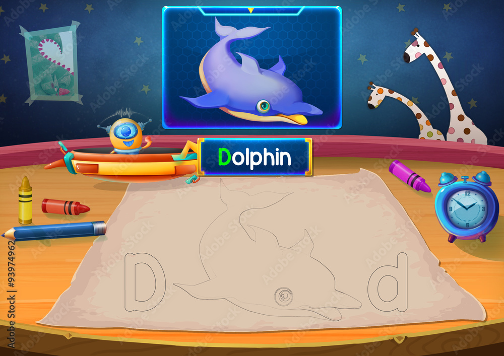 Illustration: Martian Class: D - Dolphin. The Martian in this picture ...