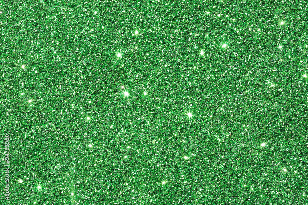 Green glitter background Stock Photo | Adobe Stock