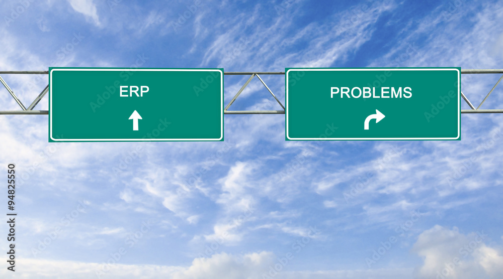 road sign to ERP Stock Photo | Adobe Stock