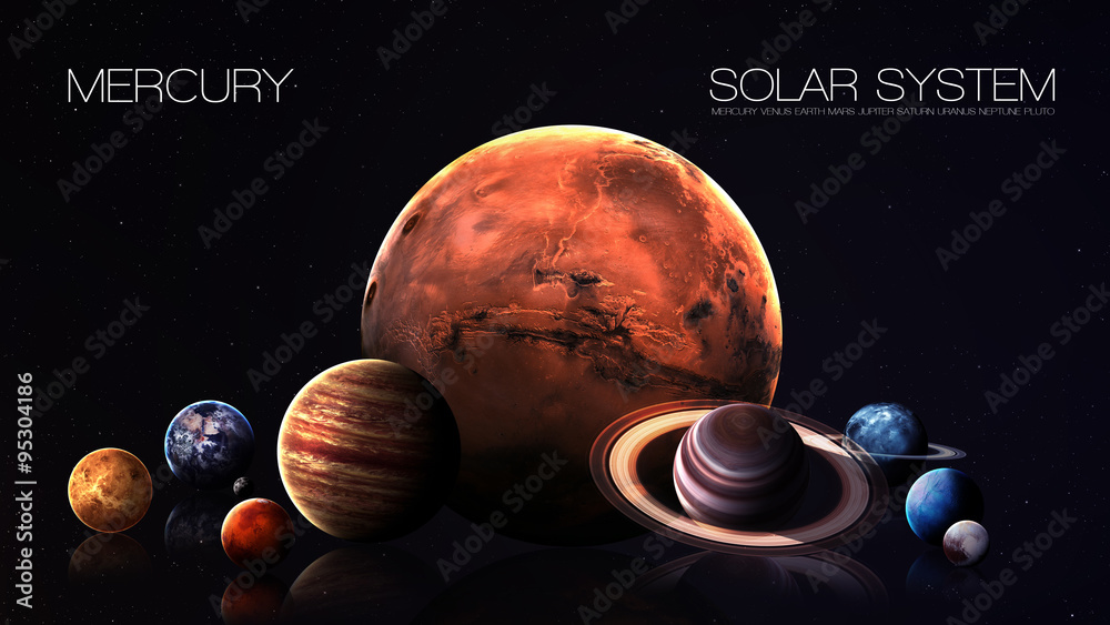 Mercury - 5K resolution Infographic presents one of the solar system ...