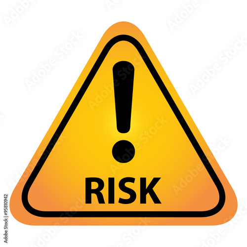 Risk danger sign Stock Illustration | Adobe Stock