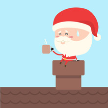 Santa Claus Taking A Break Free Stock Photo - Public Domain Pictures