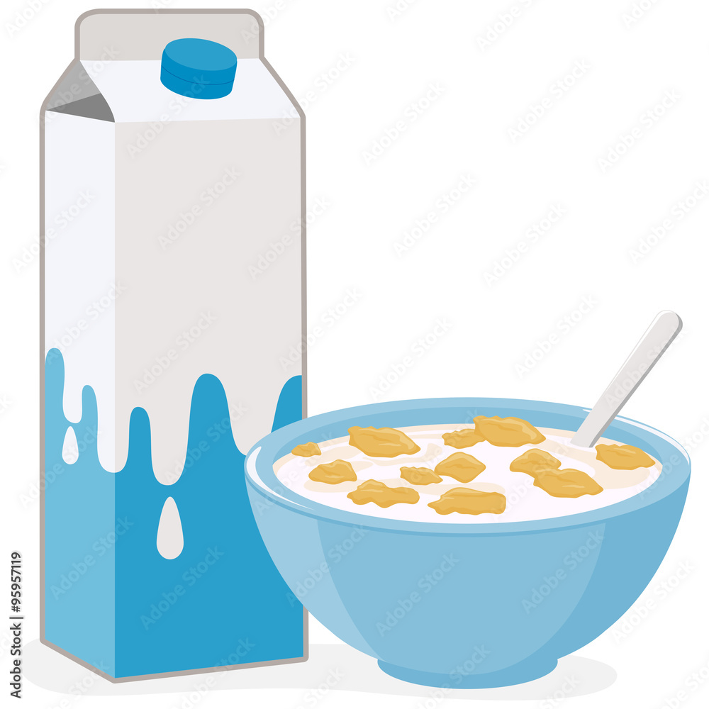 corn flakes clipart