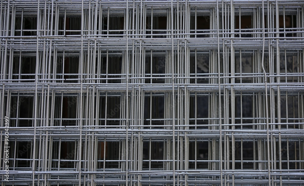 Concrete Wire Mesh. Concrete wire mesh for casting concrete in a house ...