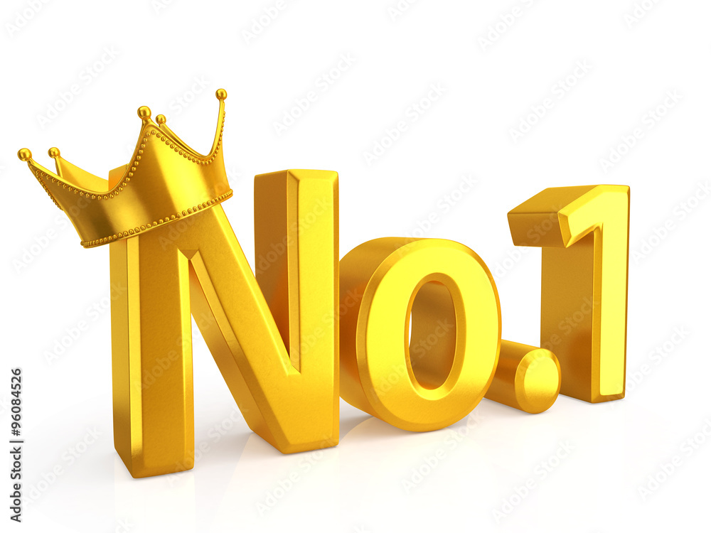 Golden No.1 Stock Illustration | Adobe Stock