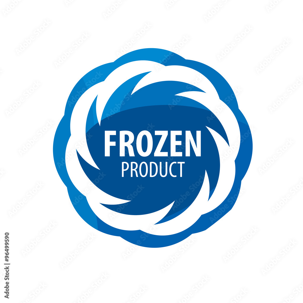 logo for frozen products Stock Vector | Adobe Stock