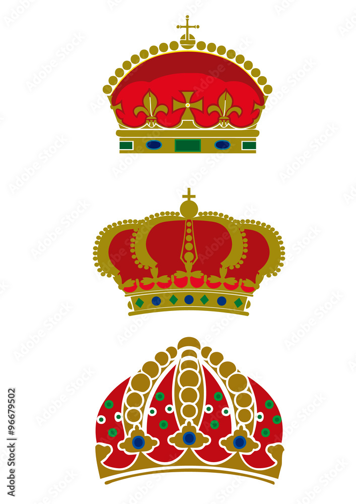 Coronas de los Reyes Magos Stock Vector | Adobe Stock